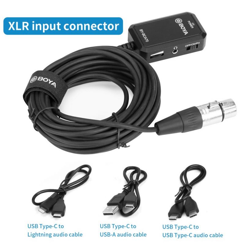 Audio adapter XLR to Mobile Device BY-BCA70 - www.moon-buy.com - Moon ...